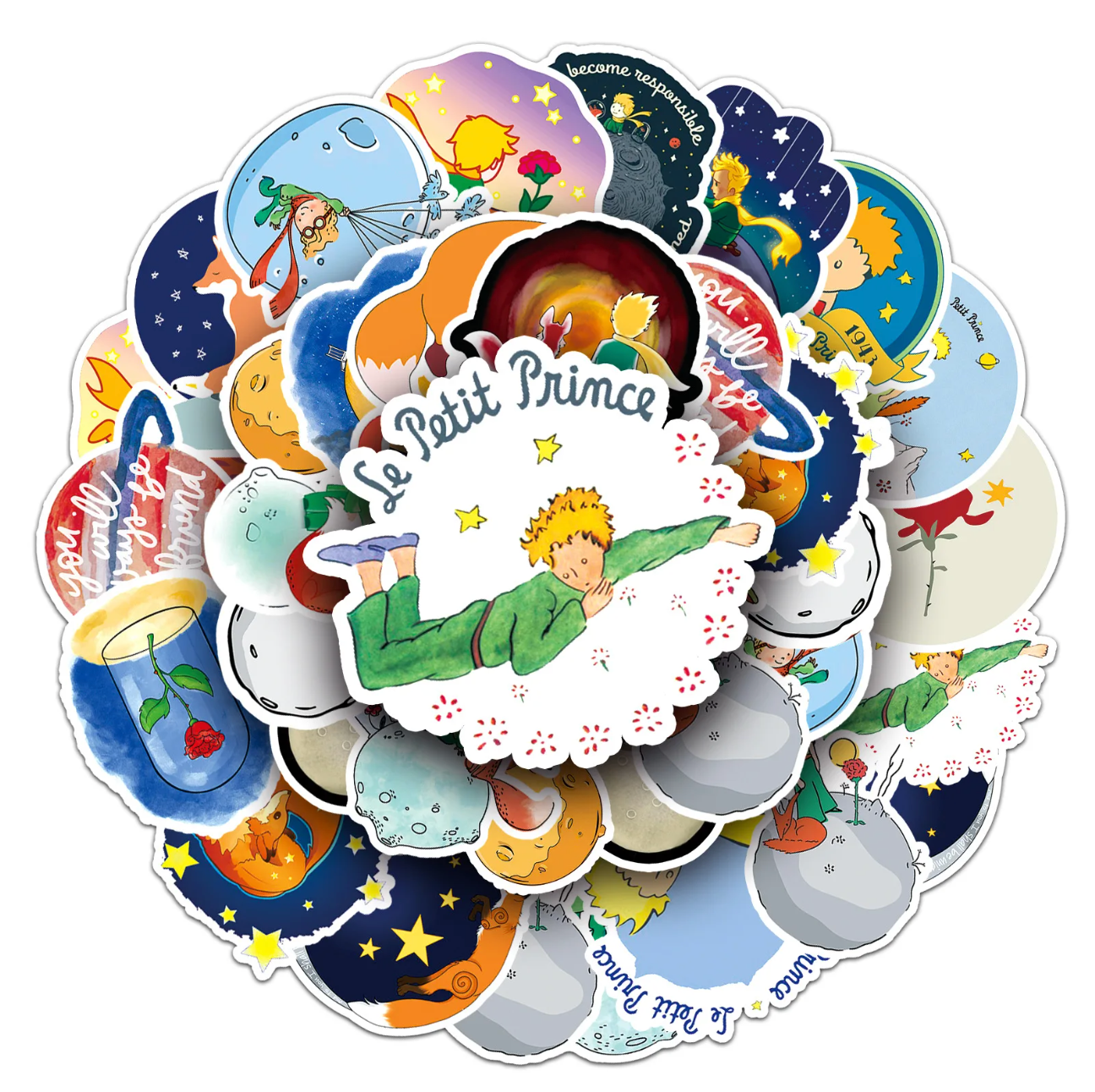 Paquete Stickers Principito – Yukawaii